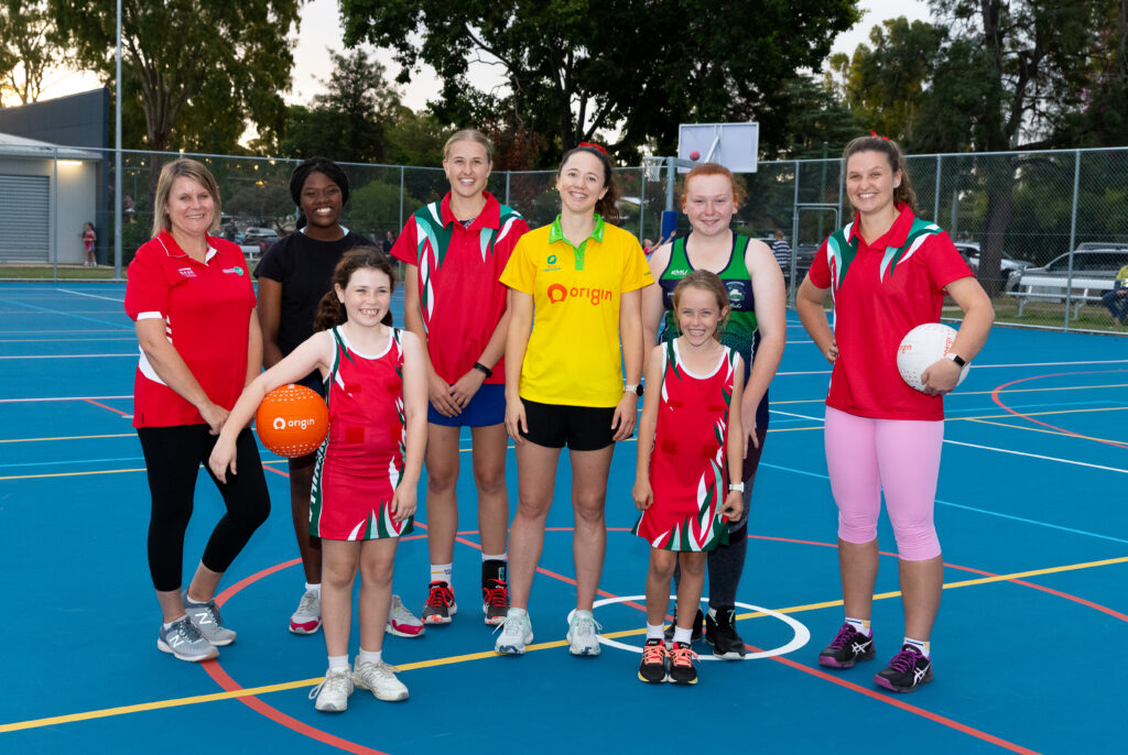 Diamond netballer delivers good energy to Chinchilla - The Origin Blog