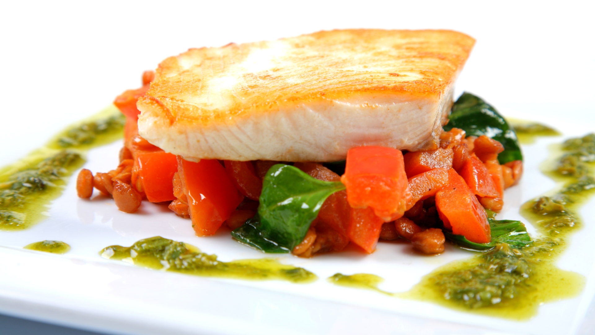 Kingfish Fillets With Warm Salad Recipe