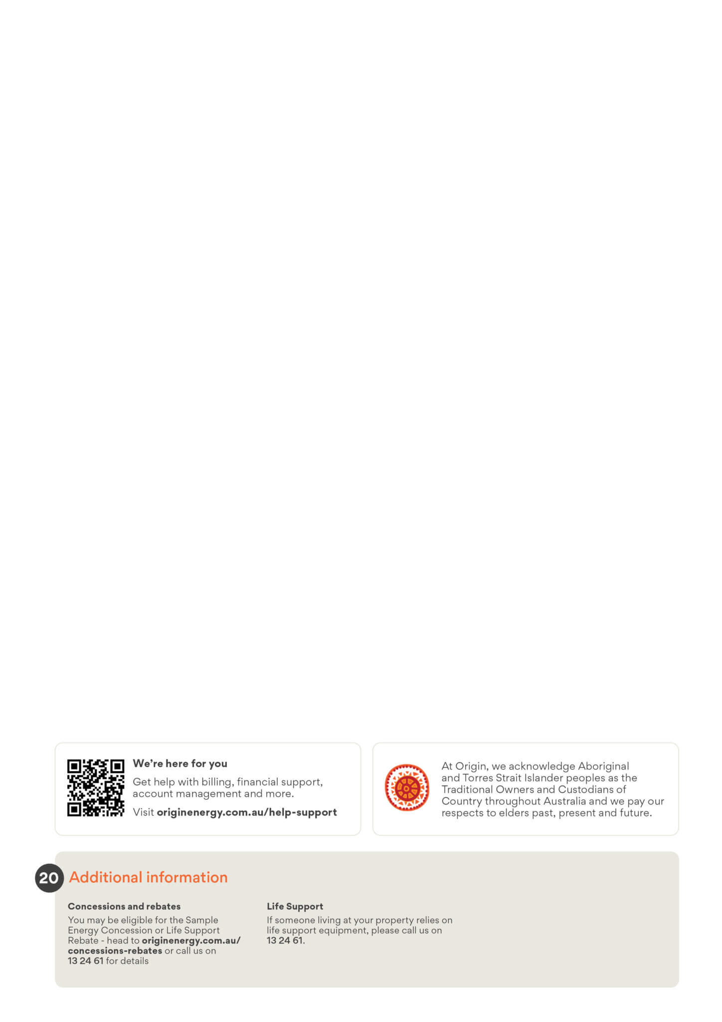 New Bill - Origin Energy