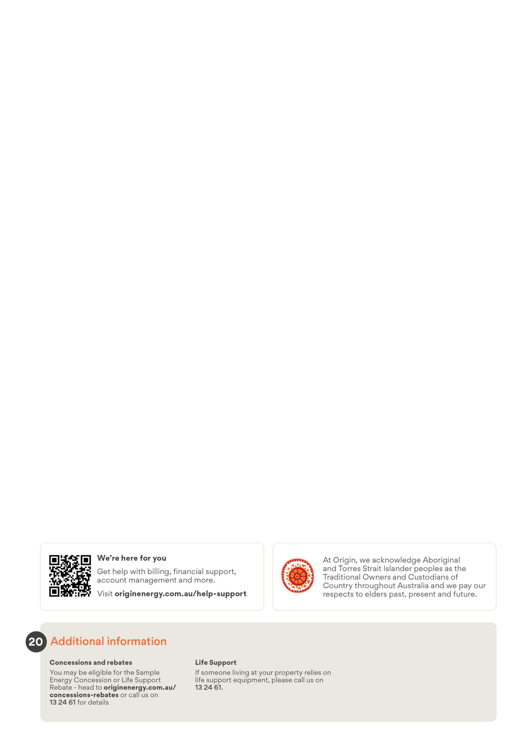 New Bill - Origin Energy