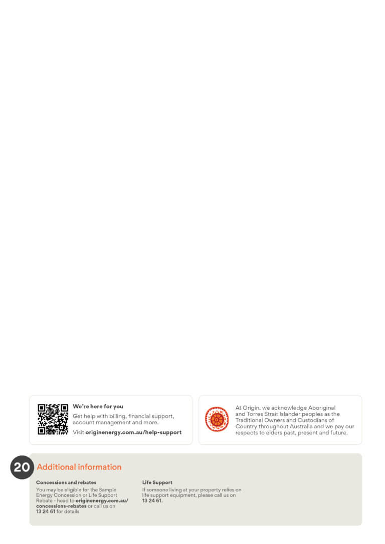 New Bill - Origin Energy