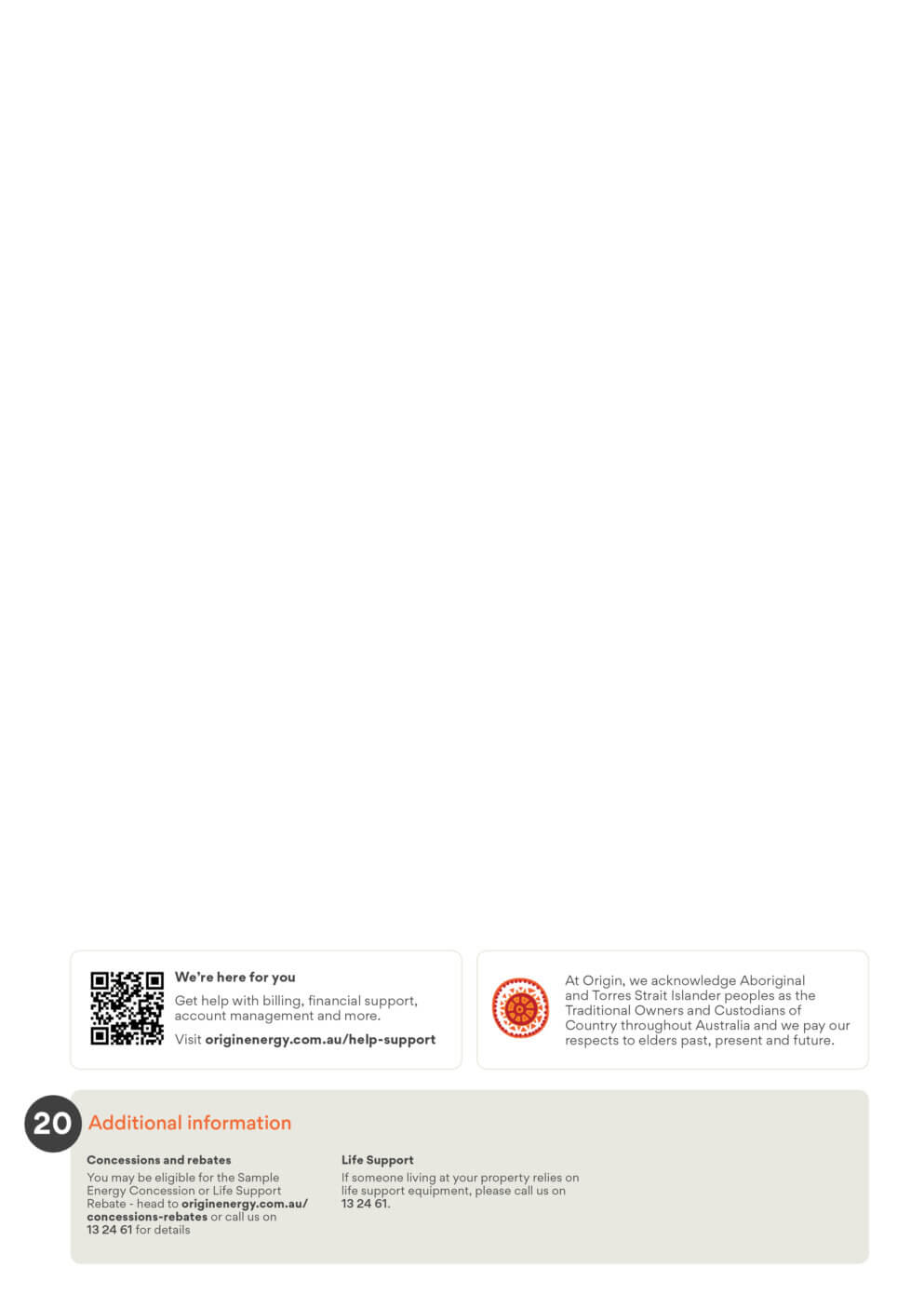 New Bill - Origin Energy