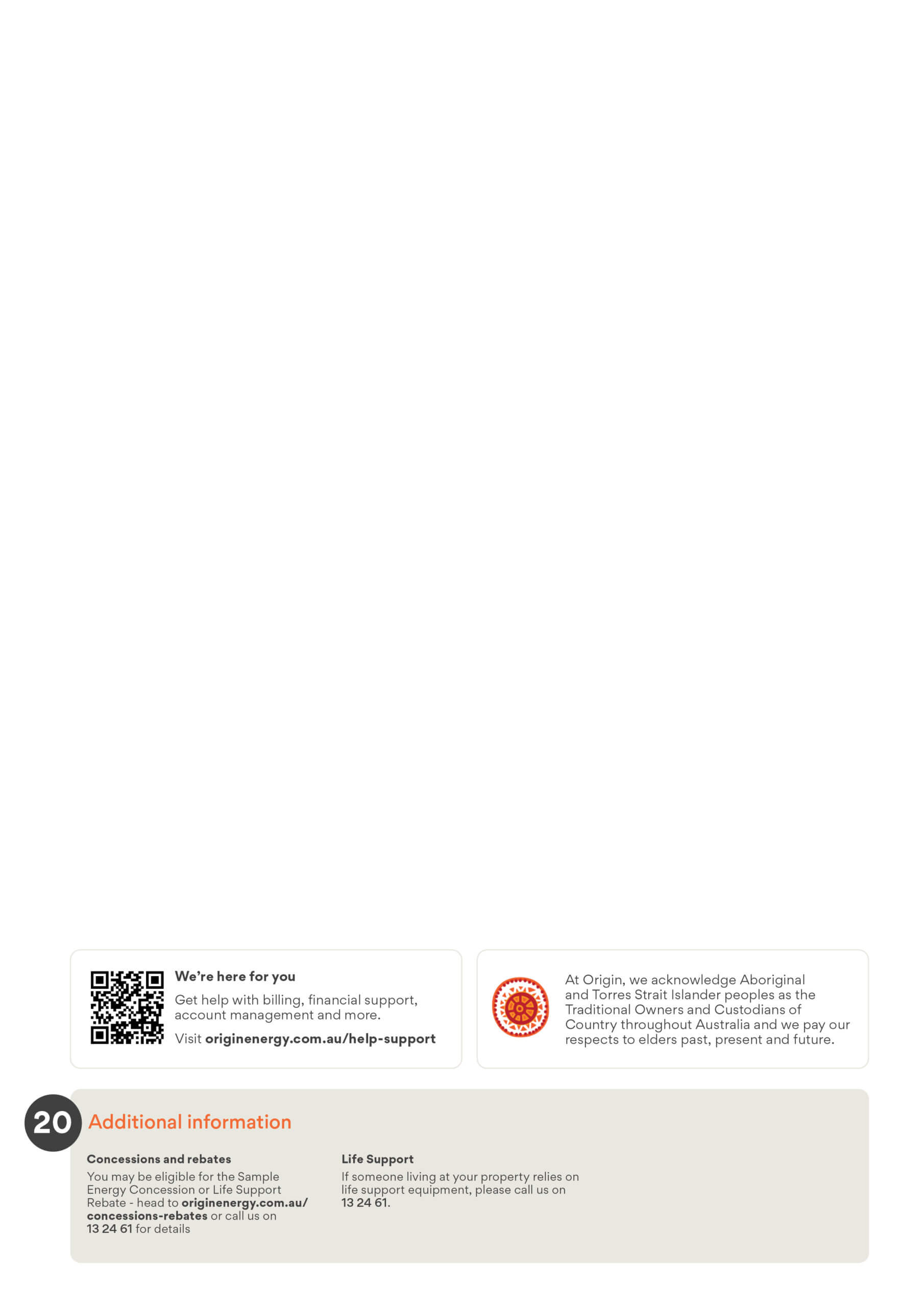 New Bill - Origin Energy