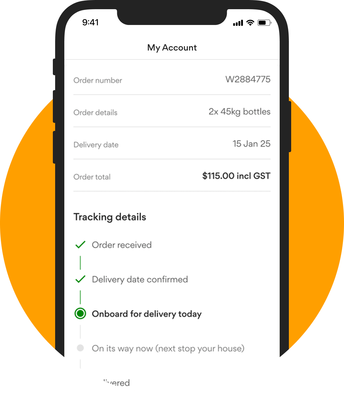Origin app for LPG - Origin Energy